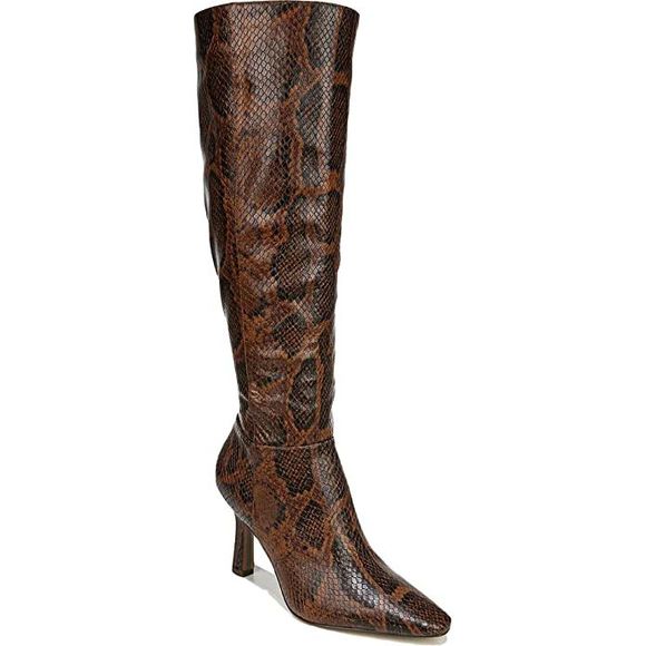 Sam Edelman | Shoes | Sam Edelman Womens Davin Leather Snake Kneehigh ...